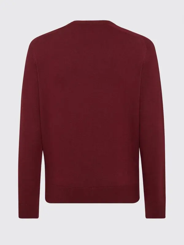 Philipp Plein Long-sleeved Cotton Crewneck Sweater - Amaranth