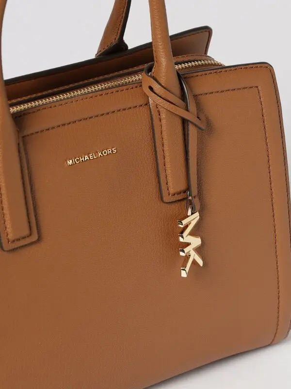 Michael Kors Laila Medium Leather Handbag - Camel