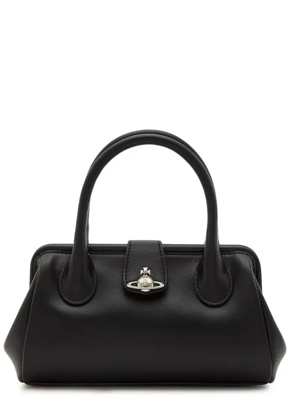 VIVIENNE WESTWOOD Pamela Small Faux Leather Top Handle Bag