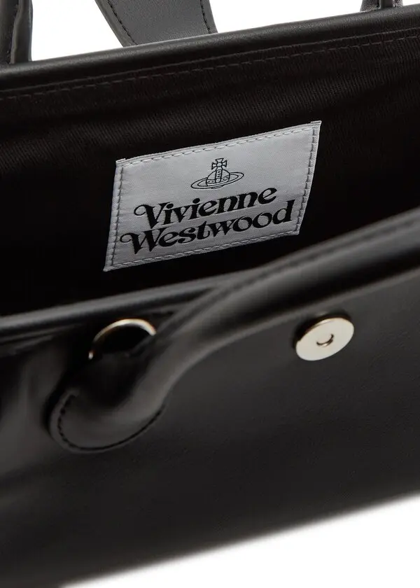VIVIENNE WESTWOOD Pamela Small Faux Leather Top Handle Bag