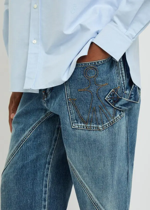 JW Anderson Twisted Workwear Straight-leg Jeans