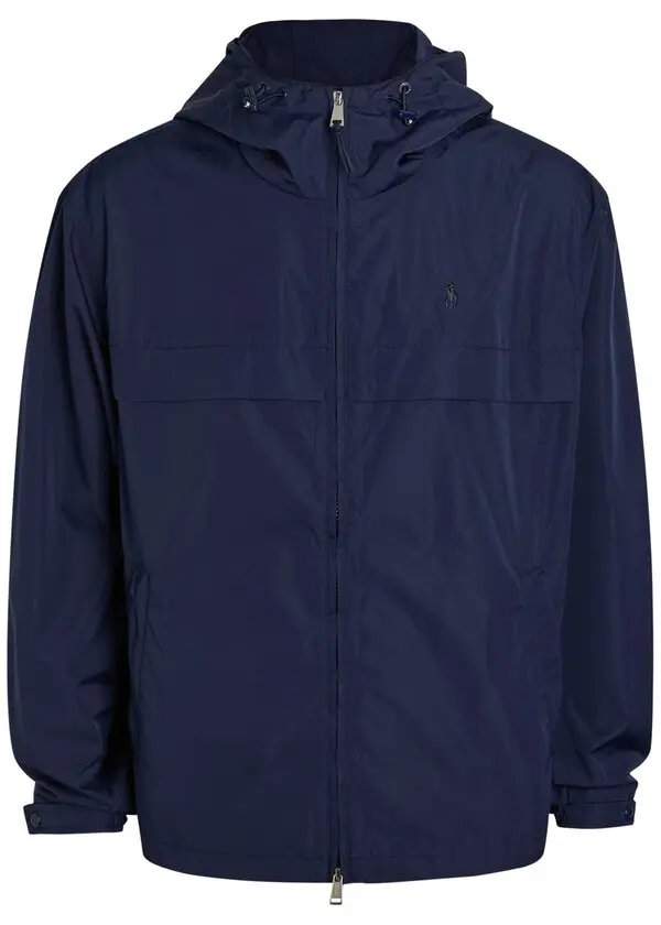 Polo Ralph Lauren Hooded Shell Jacket With Embroidered Logo