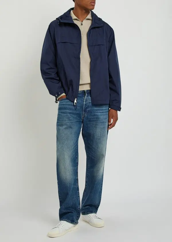Polo Ralph Lauren Hooded Shell Jacket With Embroidered Logo