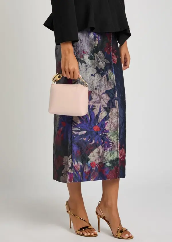 Erdem Bloom Mini Leather Top Handle Bag