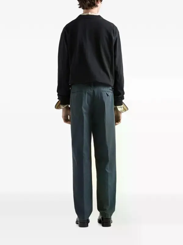 Prada Long-sleeved Cotton T-shirt