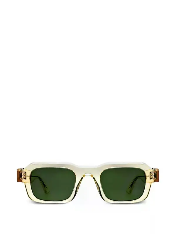 Thierry Lasry Flexxxy Rectangle Frame Sunglasses - Yellow