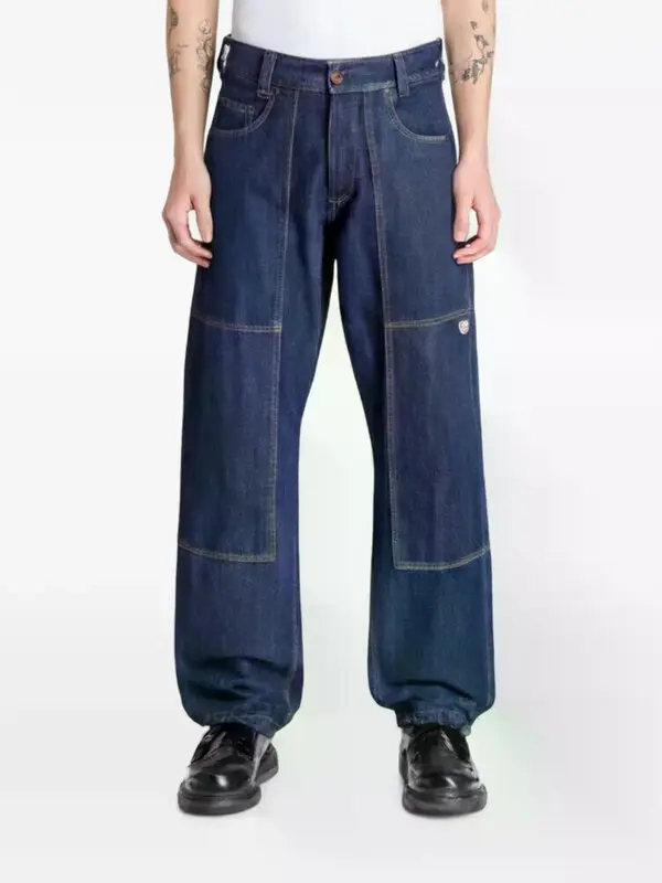 Dickies Panelled Logo-patch Jeans