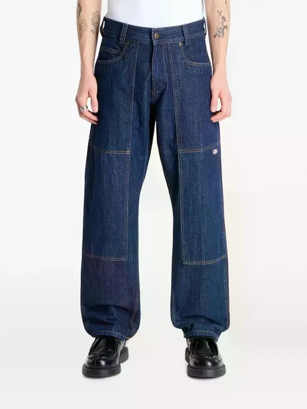 Dickies Panelled Logo-patch Jeans