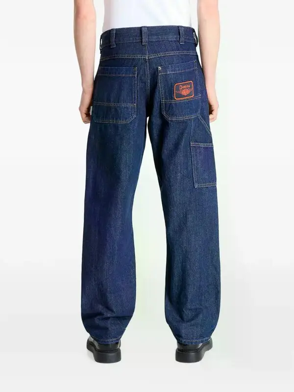 Dickies Panelled Logo-patch Jeans