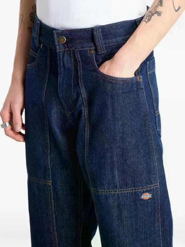Dickies Panelled Logo-patch Jeans