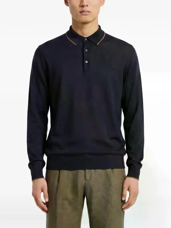 Kiton Long-sleeve Polo Shirt