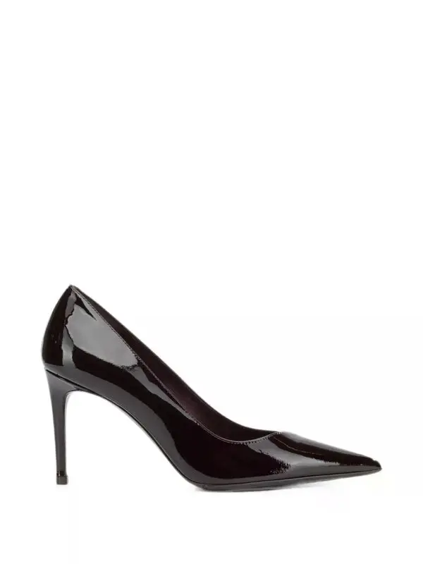 SERGIO LEVANTESI Divina Patent Pointed-toe Pumps