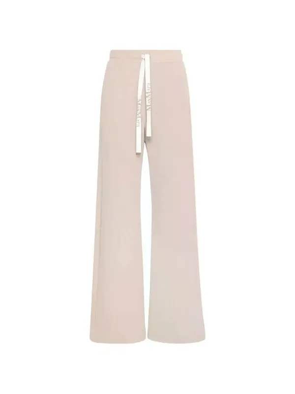 Max Mara Wide Leg Track Pants With Drawstring Waist