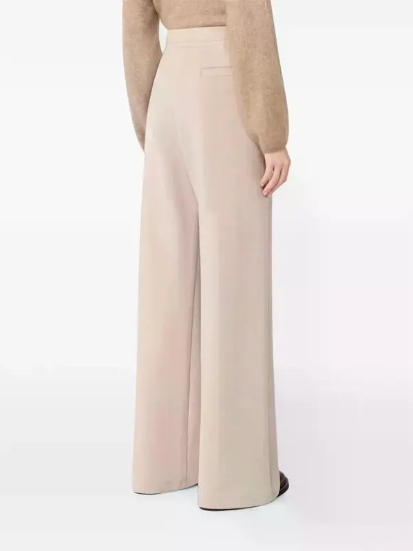Max Mara Wide Leg Track Pants With Drawstring Waist