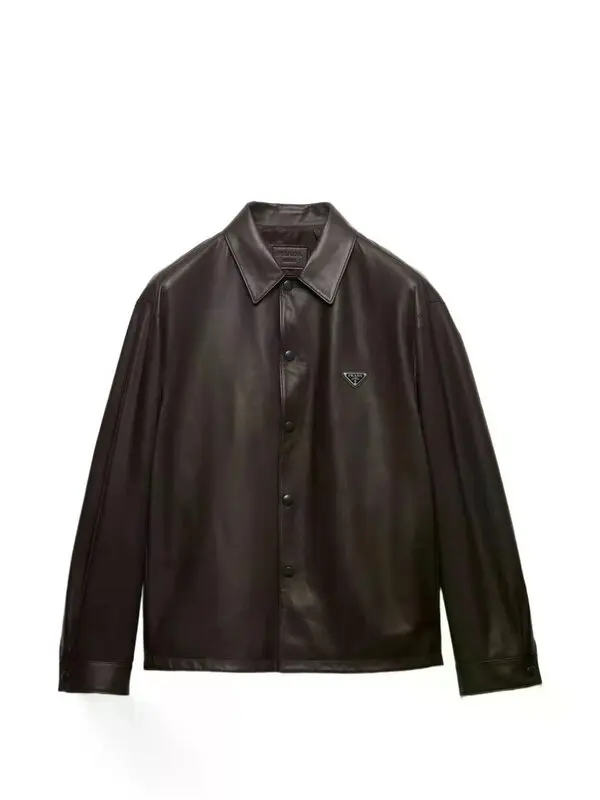 Prada Nappa Leather Shirt