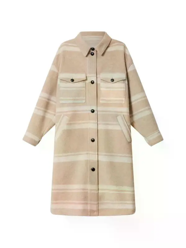 MARANT ETOILE Djila Striped Coat