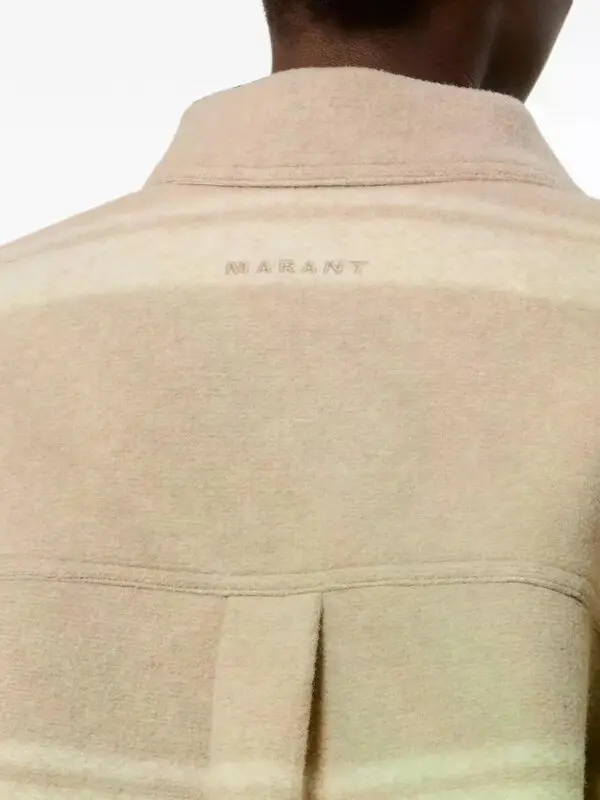 MARANT ETOILE Djila Striped Coat