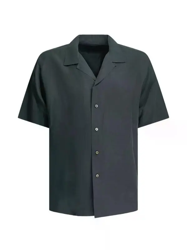 A.PRESSE Short-sleeve Camp-collar Shirt