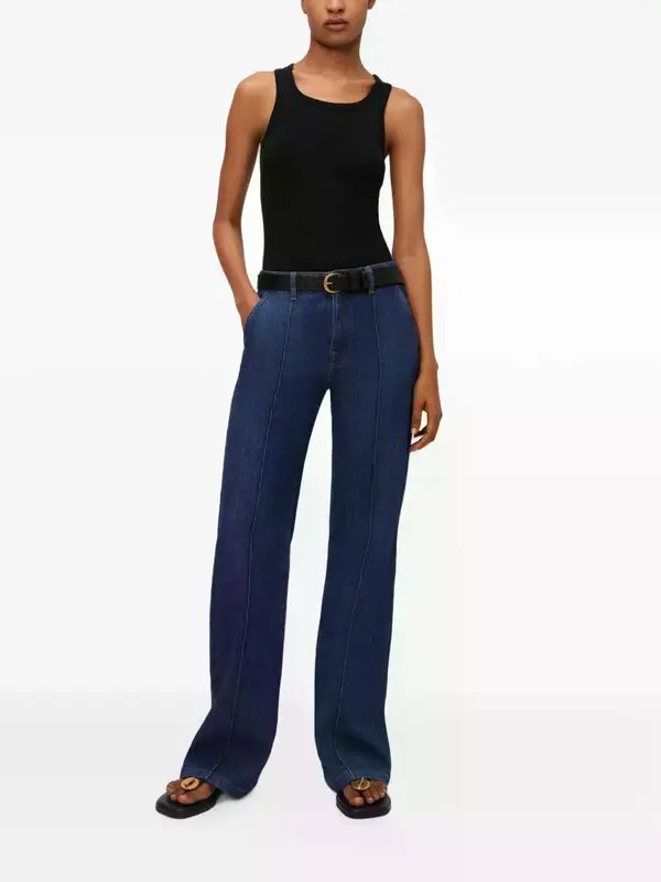 Simkhai Ribbed Scoop-neck Tank Top
