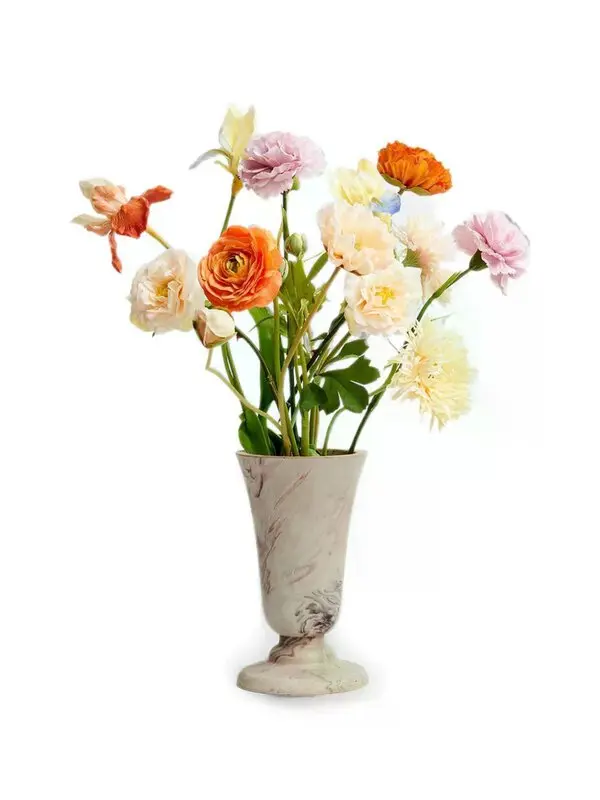 FLOWERISM STUDIO Blue Iris And Orange Rose Mix Bouquet