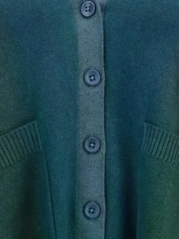 MIRROR IN THE SKY Gradient Cashmere Cardigan