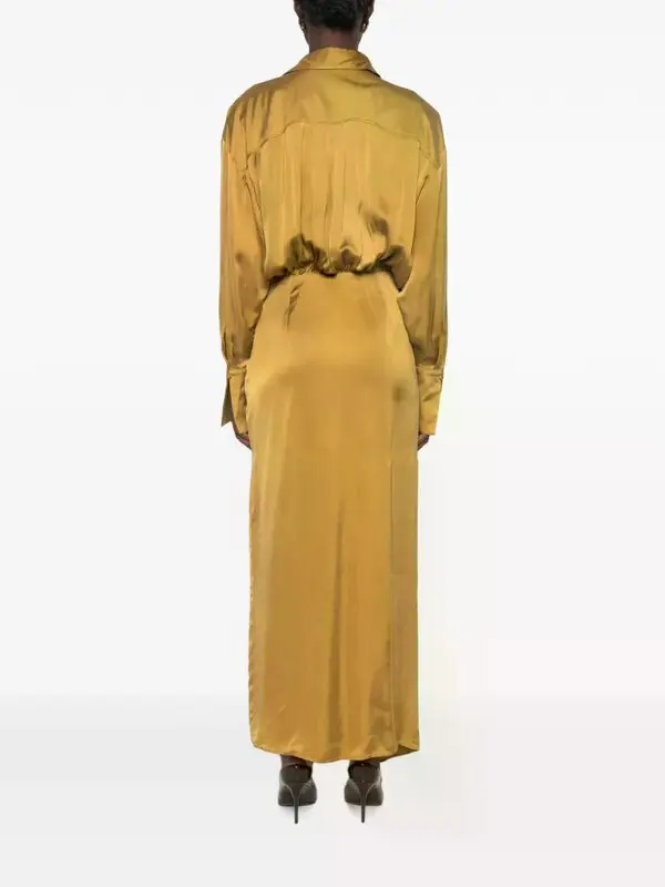 Andamane The Attico Paloma Long Sleeve Maxi Dress