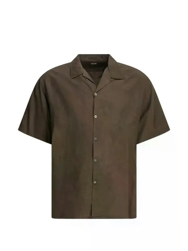 A.PRESSE Natural Dyed Short-sleeve Shirt