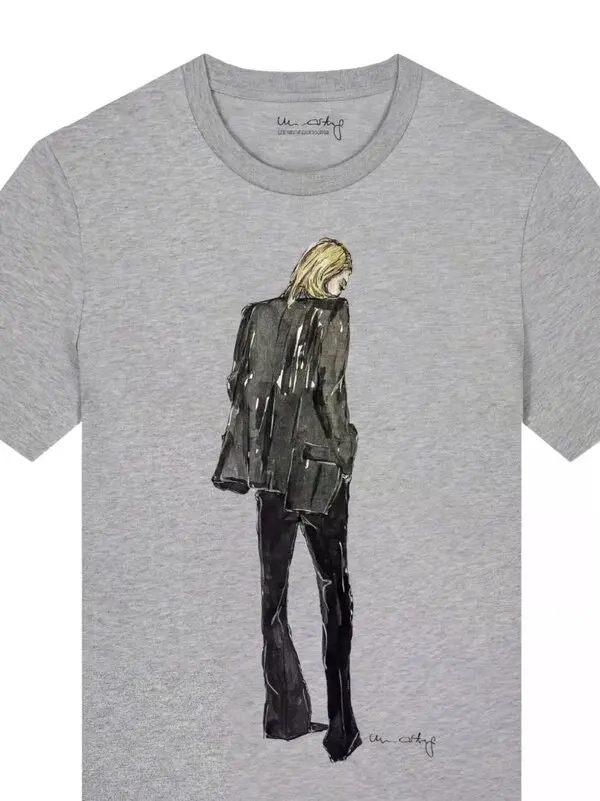 UN-ARTIG Graphic Print Crewneck T-shirt