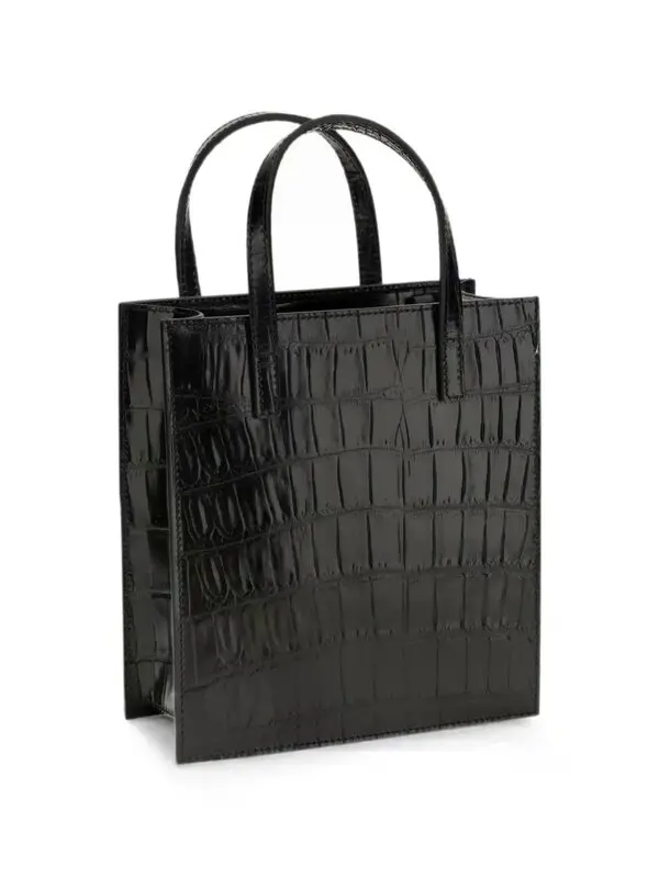 HIDESINS Pocket Croc-effect Tote Bag