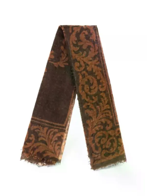 MIRROR IN THE SKY Souffle Baroque-print Scarf
