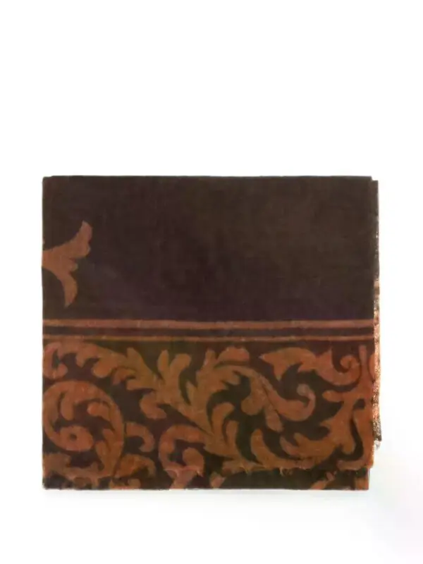 MIRROR IN THE SKY Souffle Baroque-print Scarf - Brown