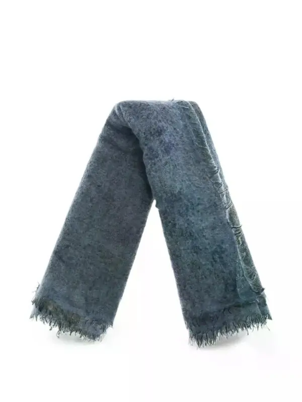MIRROR IN THE SKY Cashmere Scarf - Blue