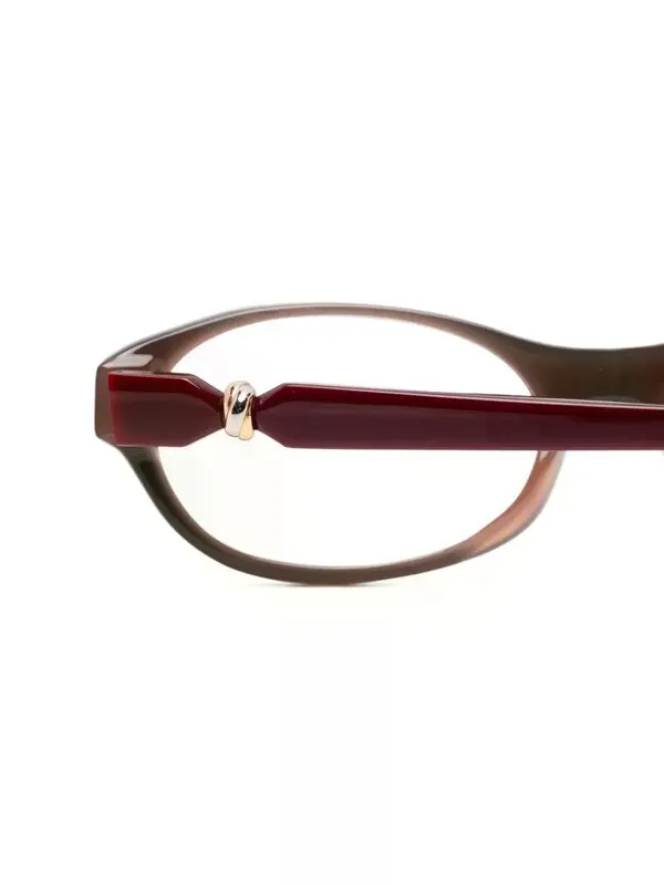 Cartier Alice Oval-frame Glasses