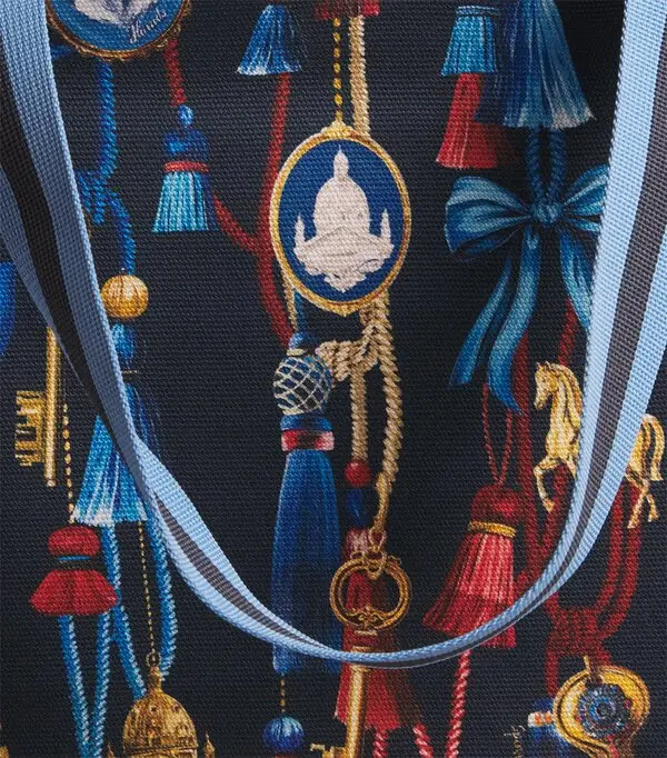 Harrods Large Tassel Tote Bag