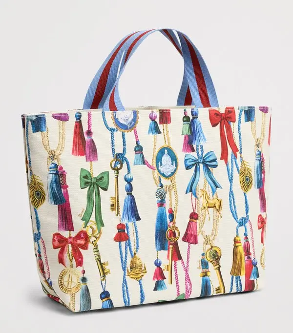 Harrods Small Tassel Tote Bag
