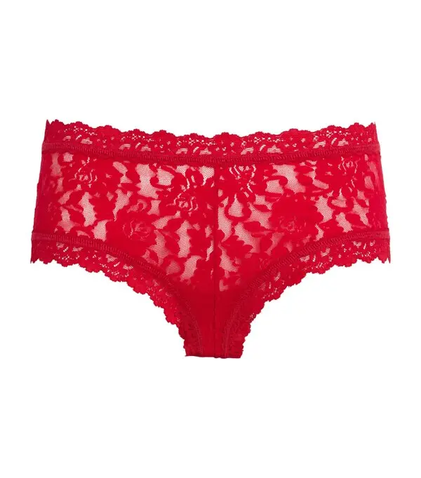 Hanky Panky Signature Lace Boyshorts - Red