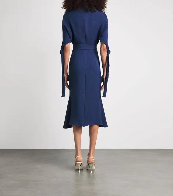 EDELINE LEE Belted Midi Dress