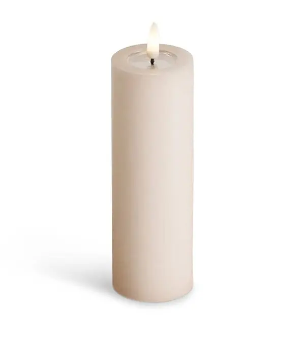 DELUXE HOMEART Led Pillar Candle - Red