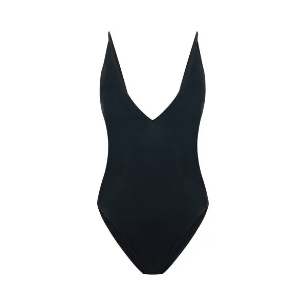PCFG Solar Reflections Low Back V-neck Swimsuit