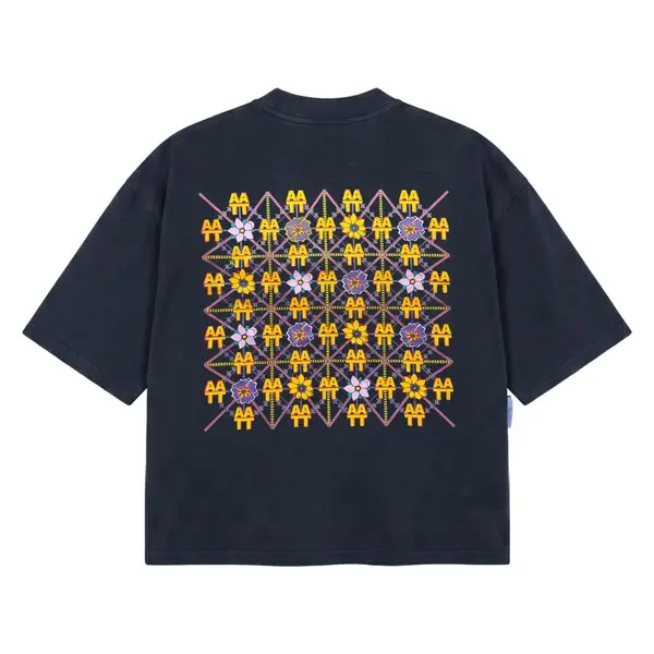 ACHILLES AND THE TORTOISE Pattern Tee Stone