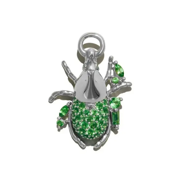 ONI Gilded Beetle Charm - Silver