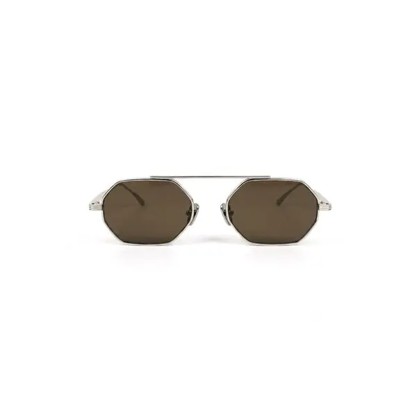 COSSINO Magari Hexagon Sunglasses - Brown