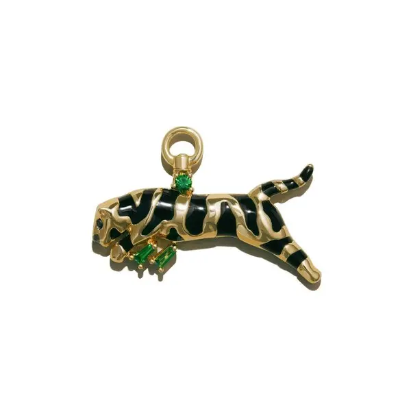 ONI Sassy Cat Charm Tiger Charm - Gold