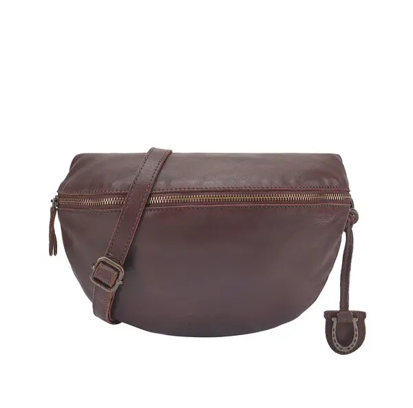 LLOYD BAKER Birch Washed Leather Crossbody Sling Bag