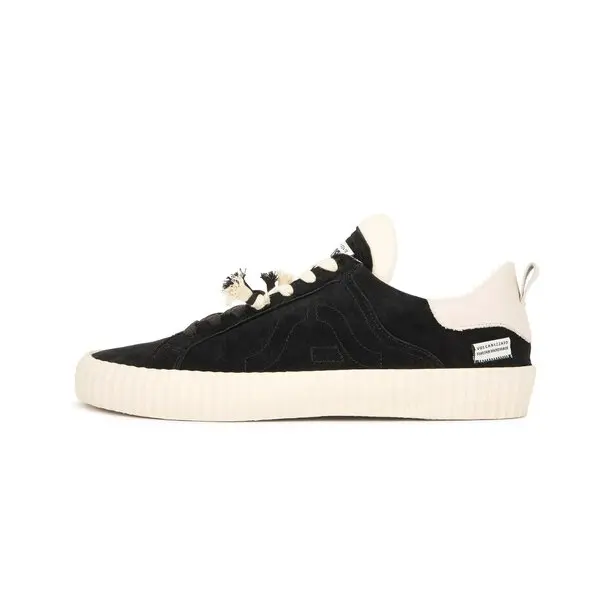 SPRINGA | UNIQUE VULCANIZED SNEAKERS ITALIAN HANDMADE Springa Handmade Italian Vulcanized Suede Sneakers With Embroidered Logo