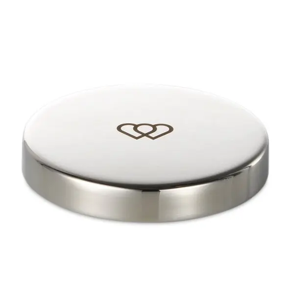THE UNIVERSAL SOUL COMPANY Luxury Engraved Mini Candle Lid - Silver
