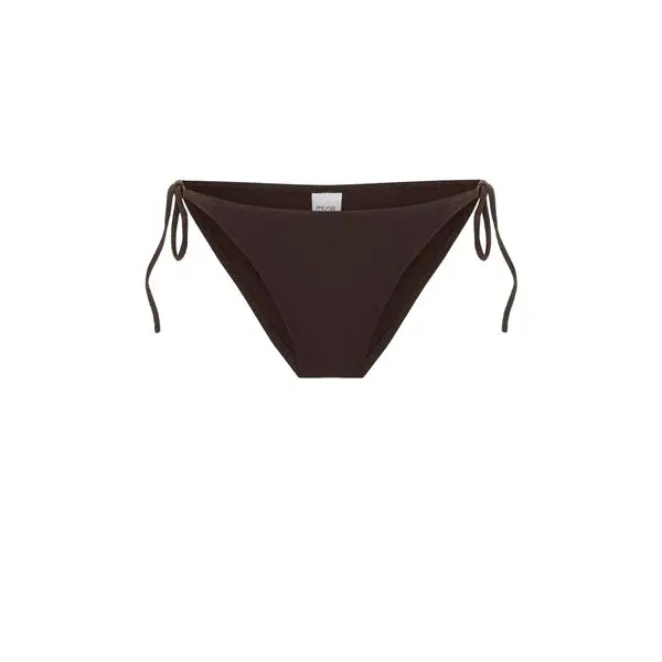 PCFG The Solar Reflections Side Tie Bikini Bottom - Brown