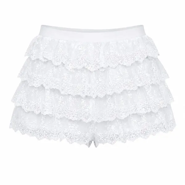 HARMONIA NY Cloud Nine Lace Shorts