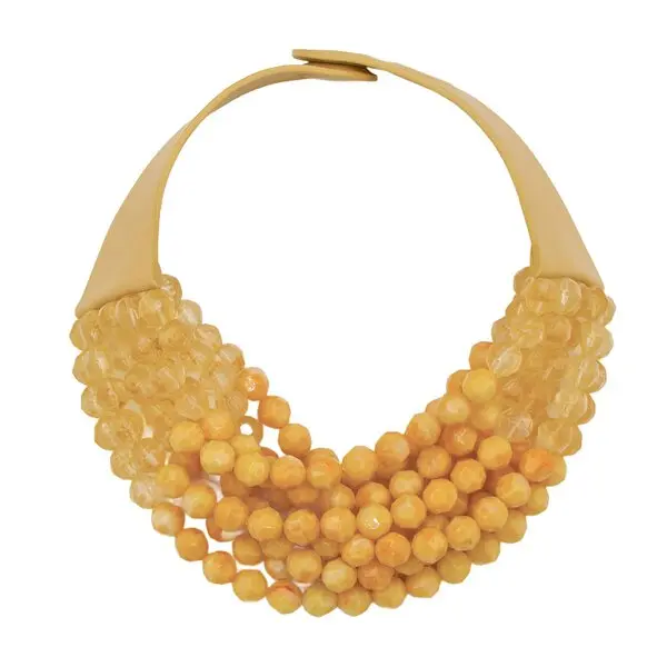 Fairchild Baldwin Gradated Bella Marble Necklace - Yellow