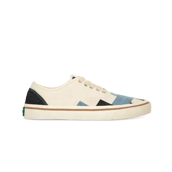 SPRINGA | UNIQUE VULCANIZED SNEAKERS ITALIAN HANDMADE Vulca Selvagedge Denim Checked Sneakers